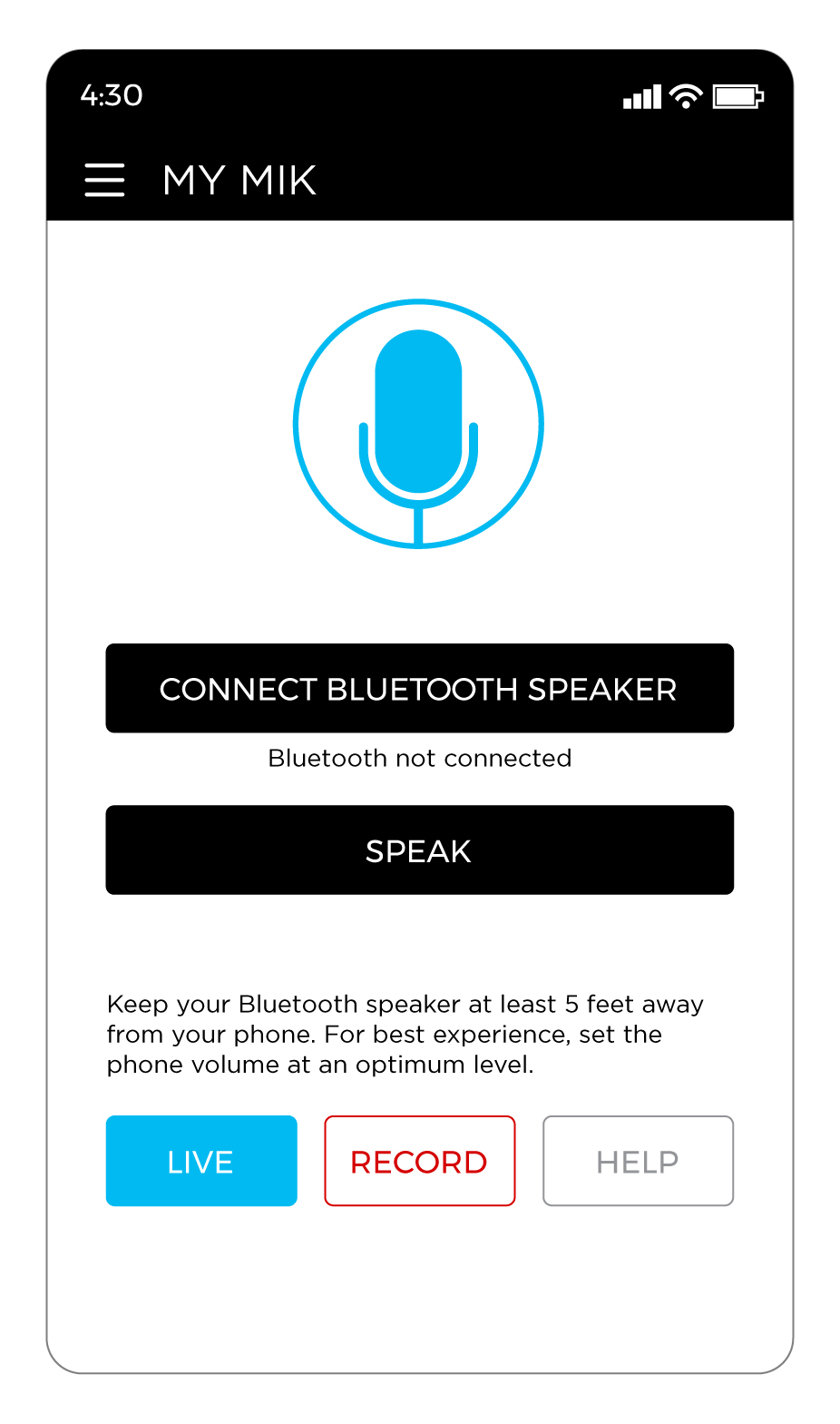 MY MIK - a mobile app that turns your phone into a microphone by ...